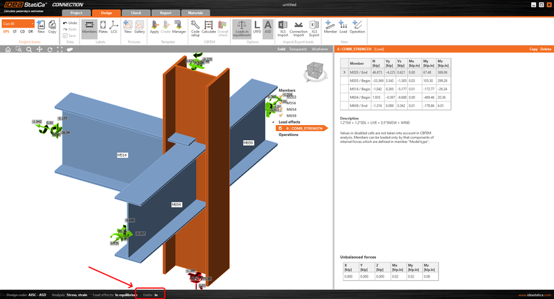 How to change units in IDEA StatiCa Connection | IDEA StatiCa